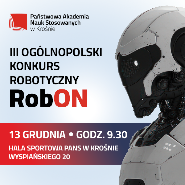 Trwają zapisy na III Ogólnopolski Konkurs Robotyczny RobON w Krośnie ...